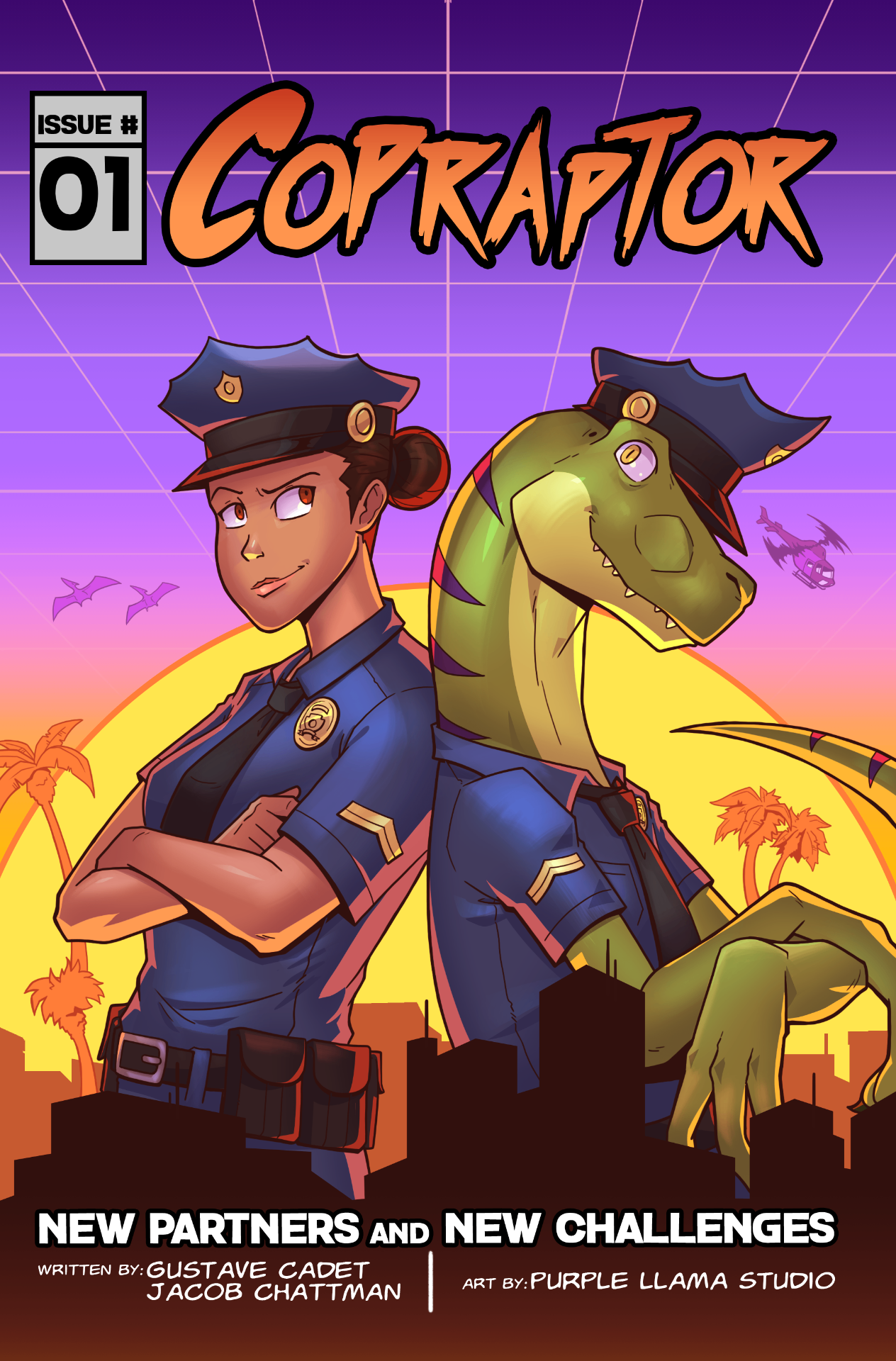 Cop Raptor - Read the First Issue FREE | Crime-Fighting Dinosaur Comic